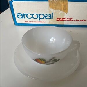 Arcopal | Dining | Vintage France Arcopal Tea Cups | Poshmark